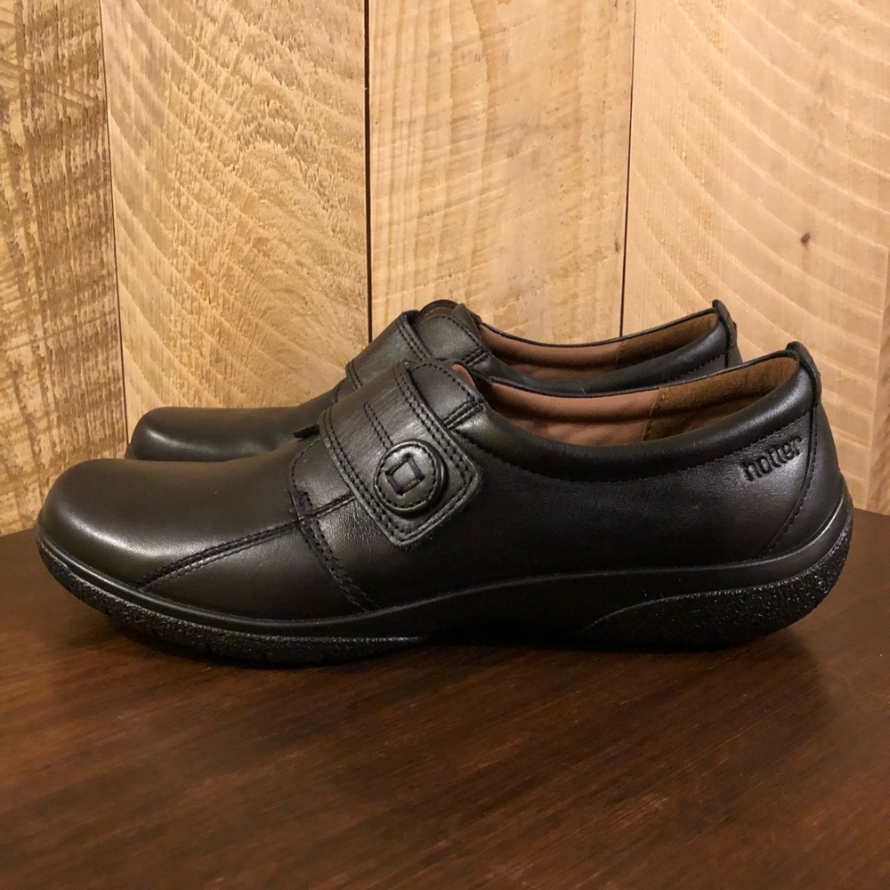 Hotter Comfort Concept Black Shoes - Gem